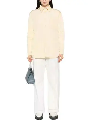 Fabiana Filippi Crinkled Button-up Jacket - Yellow
