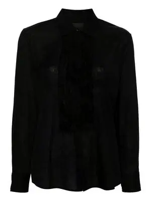 NILI LOTAN Nathael Shirt - Black