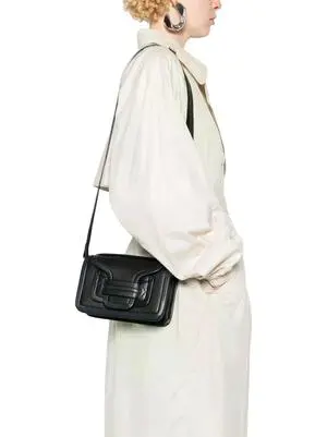 Pierre Hardy Alpha Leather Crossbody Bag - Black