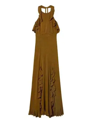 TWINSET Knitted Maxi Dress - Brown