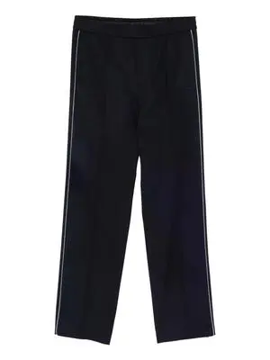 Gucci Logo-patch Trousers - Blue
