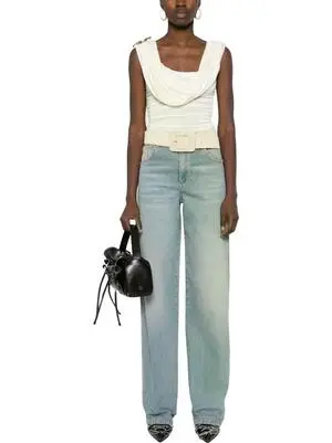 Blumarine Wide-leg Jeans - Blue
