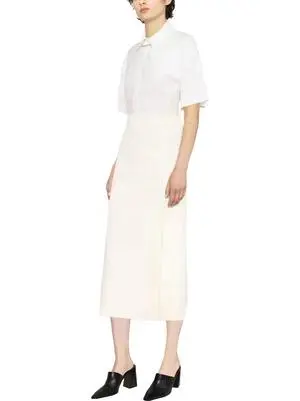 JIL SANDER Wrap Midi Skirt - Neutrals