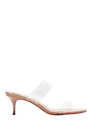 CHRISTIAN LOUBOUTIN Christian Louboutin 55mm Patent PVC Slingback Sandals