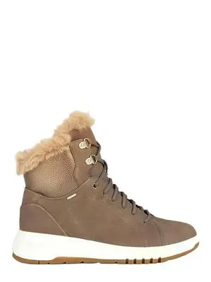 Geox Trim-detail Ankle Boots - Brown