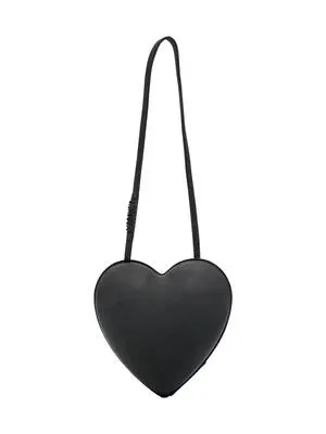 Moschino Heart-shaped Shoulder Bag - Black