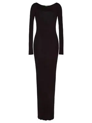 ADAM LIPPES Florentine Ribbed-Knit Maxi Dress