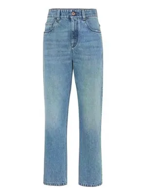 Brunello Cucinelli Five-pocket Jeans - Blue