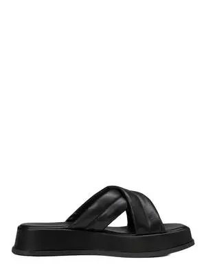 Marc O'polo Platform Crossover Strap Sandals - Black