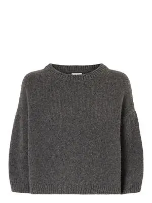 Khaite KHAITE Sabina Cashmere Sweater Gray