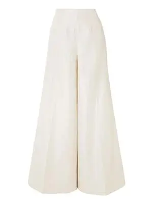Saloni Walli Wide-leg Pants - Neutrals
