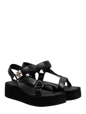 TORY BURCH Mellow Leather Platform Sandals