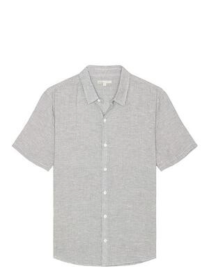 Onia Jack Air Linen Shirt In . Also - Blue