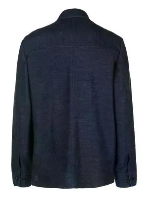 CORNELIANI Jersey-knit Long-sleeve Shirt
