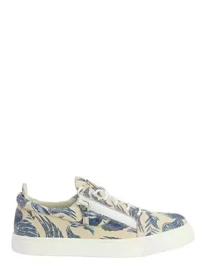 GIUSEPPE ZANOTTI Giuseppe Zanotti Frankie Double-Zip Low-Top Sneakers Neutrals