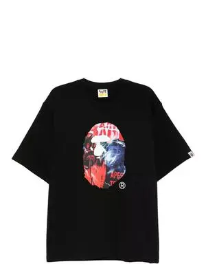 A BATHING APE Logo-printed T-shirt