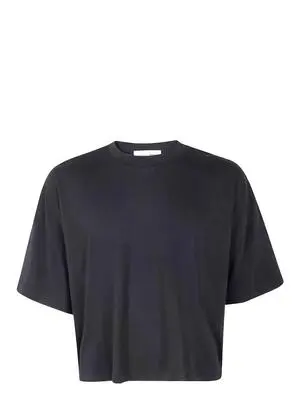 Fear Of God Cotton-blend T-shirt With Rear Logo Patch - Black