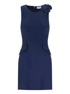 ELISABETTA FRANCHI Elisabetta Franchi Sleeveless Dress With Floral Appliqué