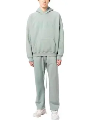 Fear Of God Essentials Logo-print Hoodie - Green