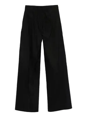 D.exterior Wide-leg Trousers - Black