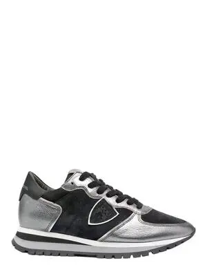 Philippe Model Trpx Leather Low-top Sneakers - Grey