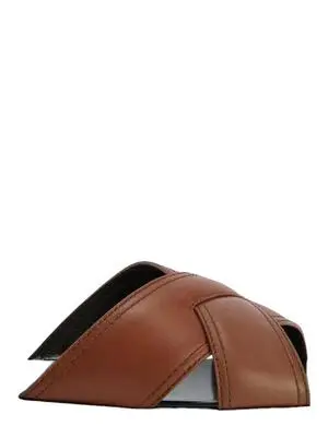 GIUSEPPE ZANOTTI Flavio Crossed-leather Sandals - Brown