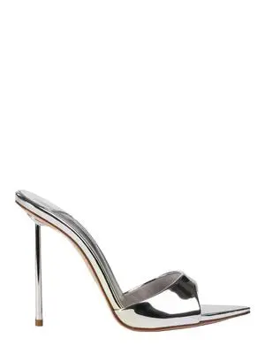 LE SILLA Le Silla 80mm Metallic Stiletto Heel Sandals