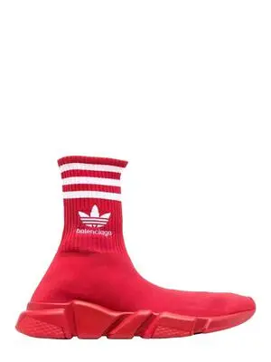 Balenciaga X Adidas Speed High-top Sneakers - Red