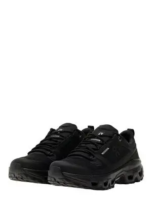 On Cloudrock Low Wp Sneakers - Black