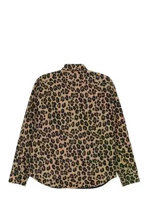 Aspesi Leopard-printed Jacket - Brown