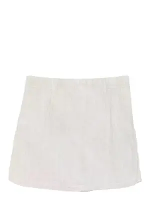 JAMES PERSE Linen Blend Utility Skirt - Grey