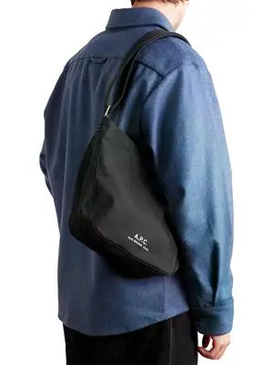A.p.c. Journal Shoulder Bag - Black