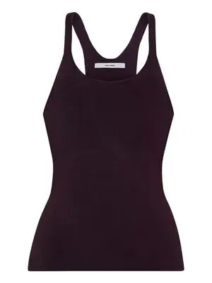 Adam Lippes Scoop Neck Tank Top - Brown