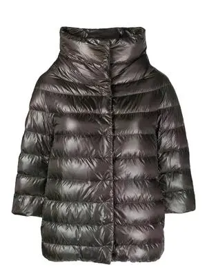 Herno Funnel-neck Padded Jacket - Grey