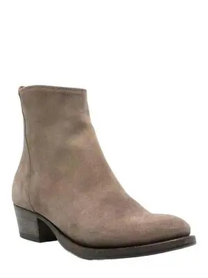 PANTANETTI 50mm Suede Ankle Boots - Grey
