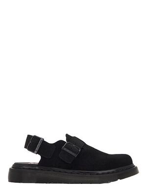 Dr. Martens Jorge Suede Slip-on With Buckle - Black