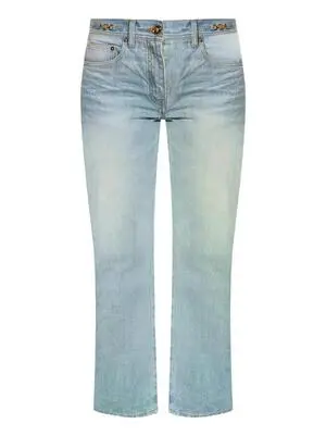 VERSACE Versace Logo-Detailed Jeans