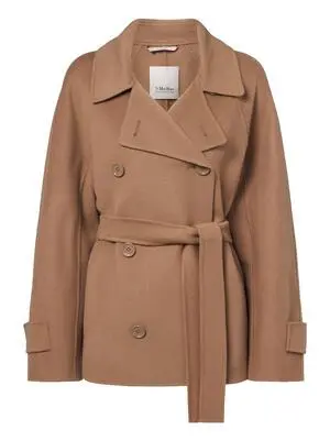 MAX MARA Louis Virgin Wool Peacoat