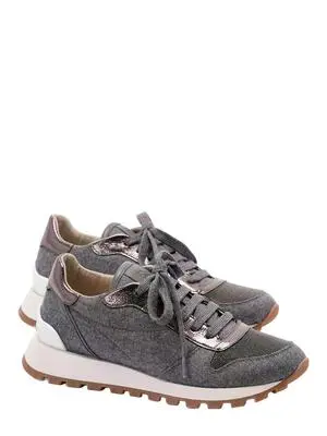 BRUNELLO CUCINELLI Brunello Cucinelli Textured Lace-Up Sneakers