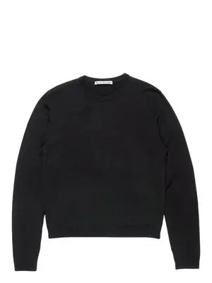 Acne Studios Long Sleeve Sweatshirt - Black