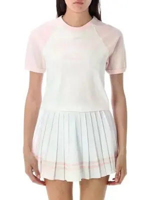 SPORTY & RICH Wellness Club Raglan T-shirt - Neutrals