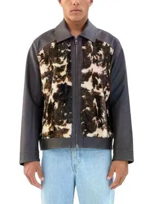 UNREAL FUR Paneled Jacket Grey