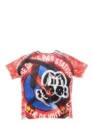 CHITÈ Graphic-print Crew-neck T-shirt - Red