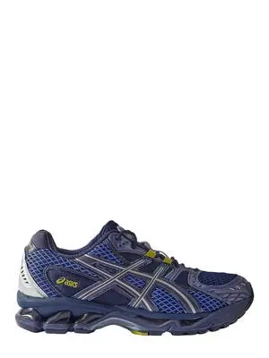 Asics Gel-nimbus 10.1 Metallic Rubber-trimmed Mesh Sneakers - Blue