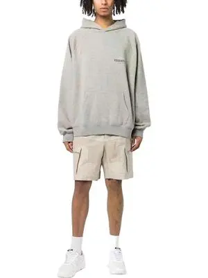 Fear Of God Logo-print Hoodie - Grey