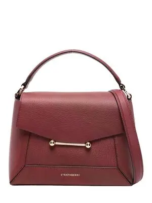 Strathberry Nano Mosaic Top-handle Bag - Red