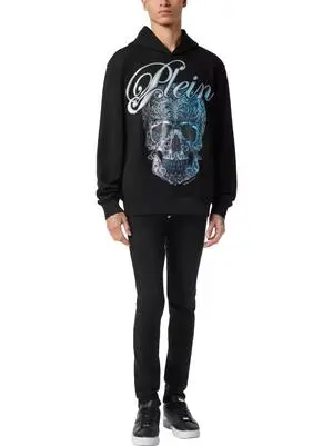 Philipp Plein Skull-print Hoodie - Black