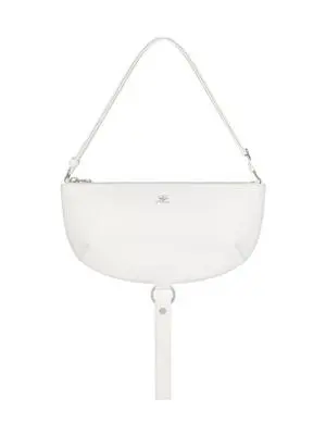 COURREGES Holy Eclipse Half-moon Shoulder Bag - Neutrals