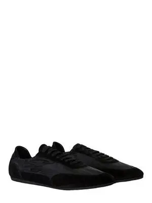 SCAROSSO Leggera Suede And Nylon Sneakers - Black