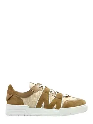 Moschino Debossed Mesh Sneakers - Neutrals